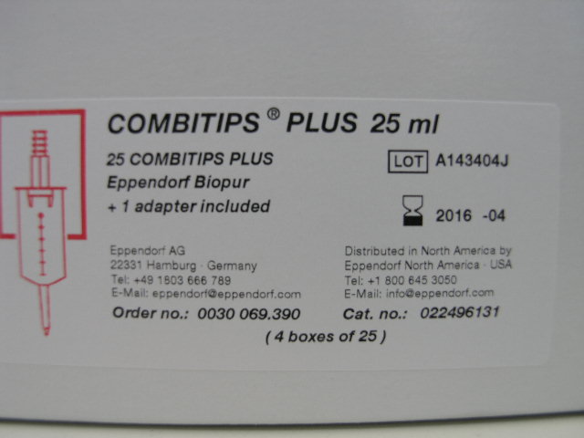 labstuff.eu - Eppendorf Biopur Combitips Plus 25ml / 25 stck