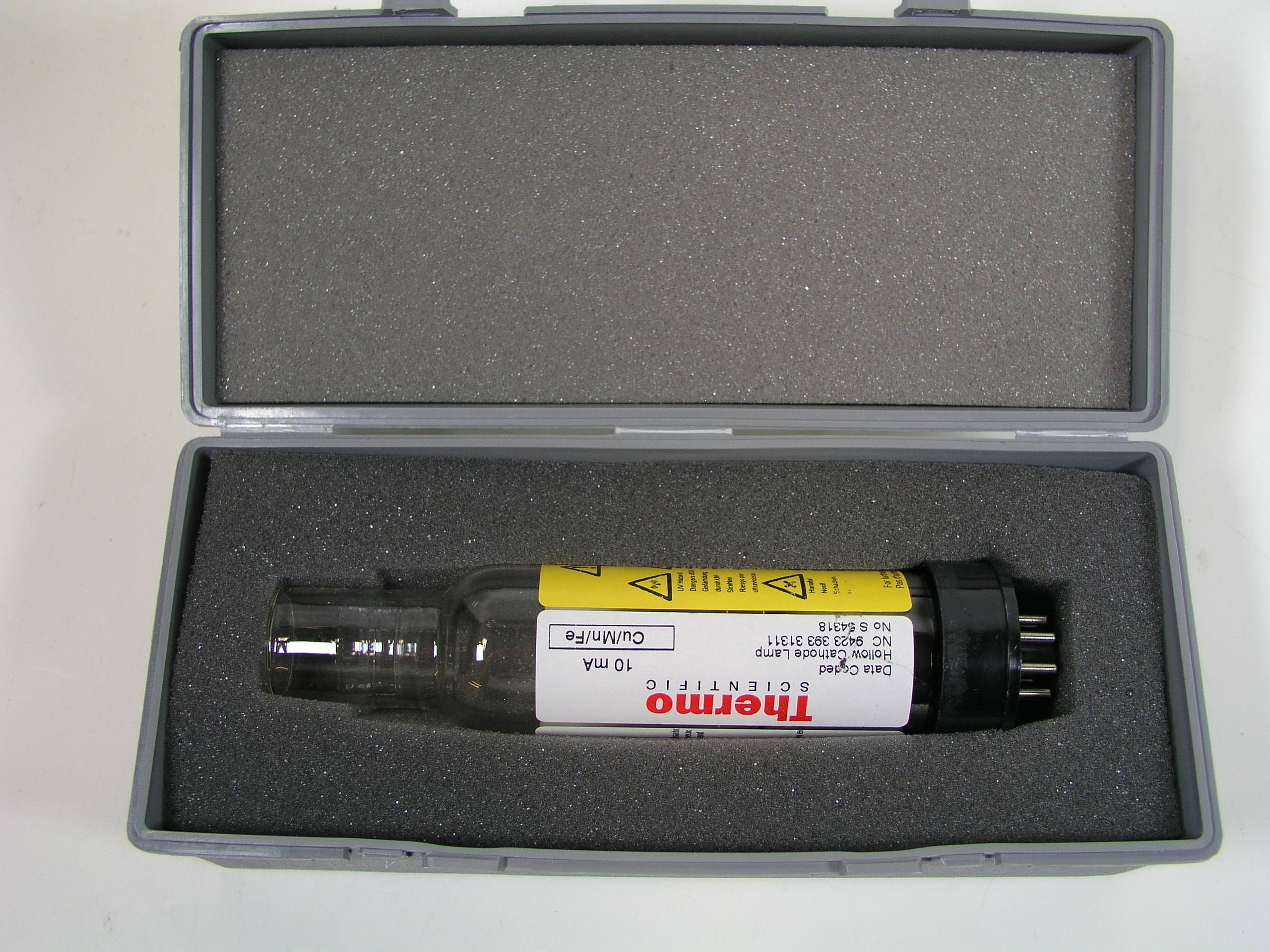 labstuff.eu - Thermo Hollow cathode lamp, data coded, Cu/Mn/Fe, 10 mA