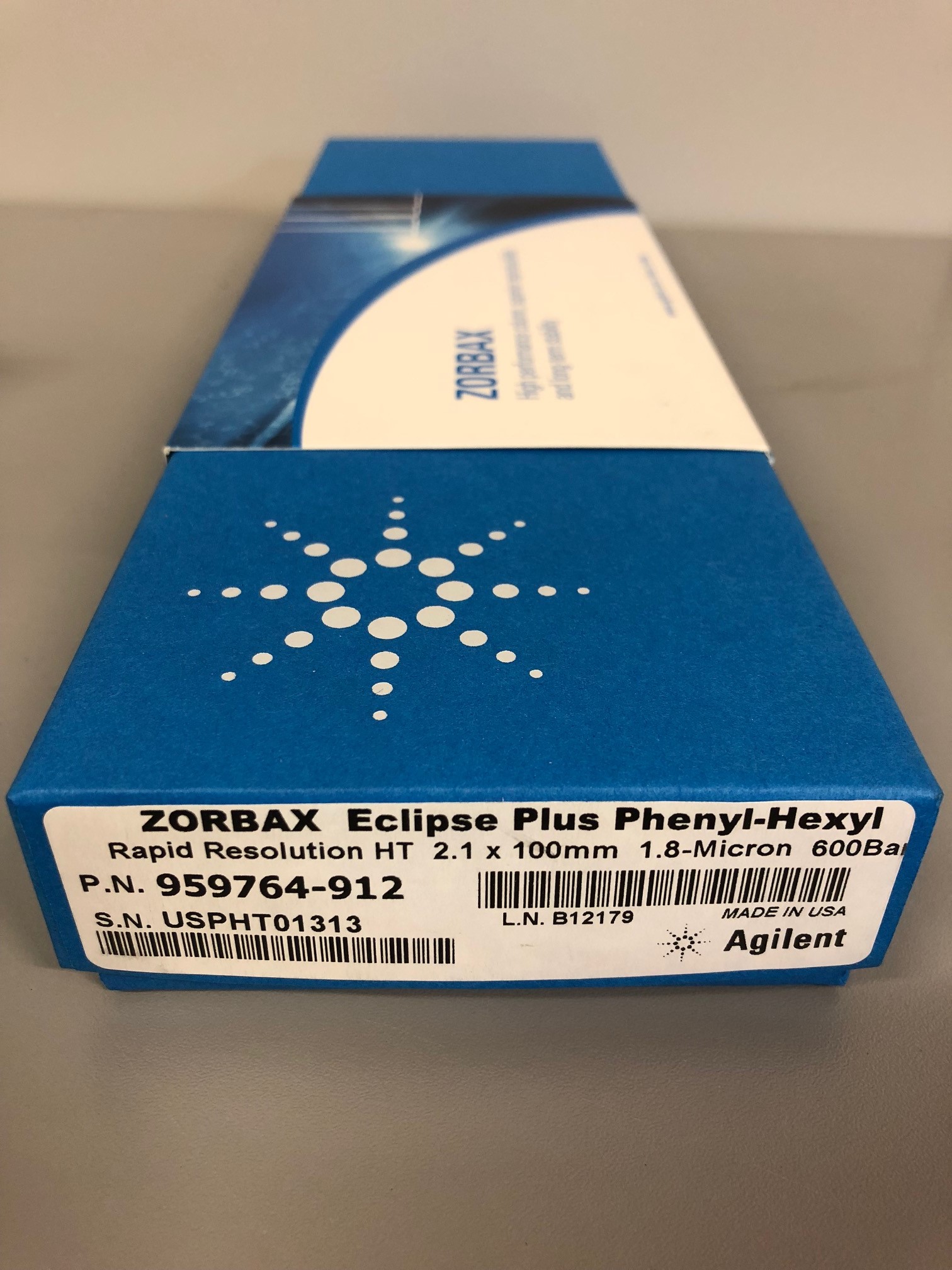 labstuff.eu - Agilent 959764-912 Zorbax Eclipse Plus Phenyl Hexyl 1.8 ...
