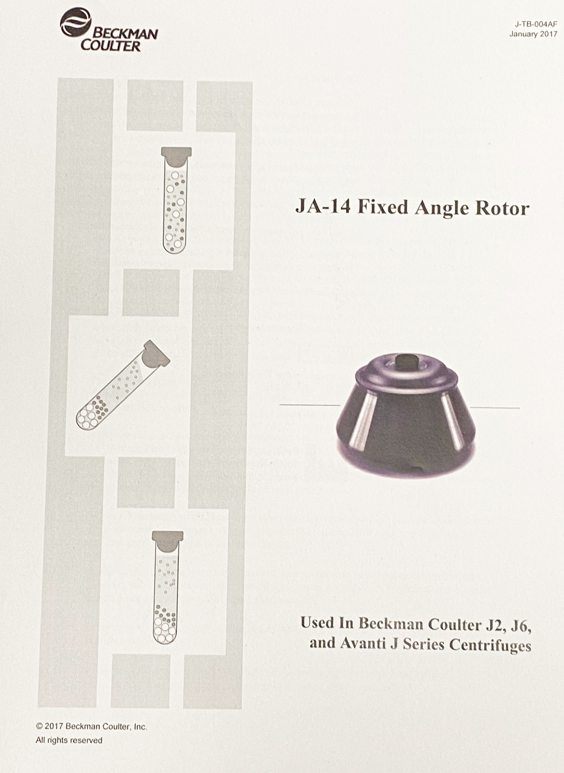 labstuff.eu - Beckman Coulter JA-14 Rotor 6x250ml 14.000rpm with Lid