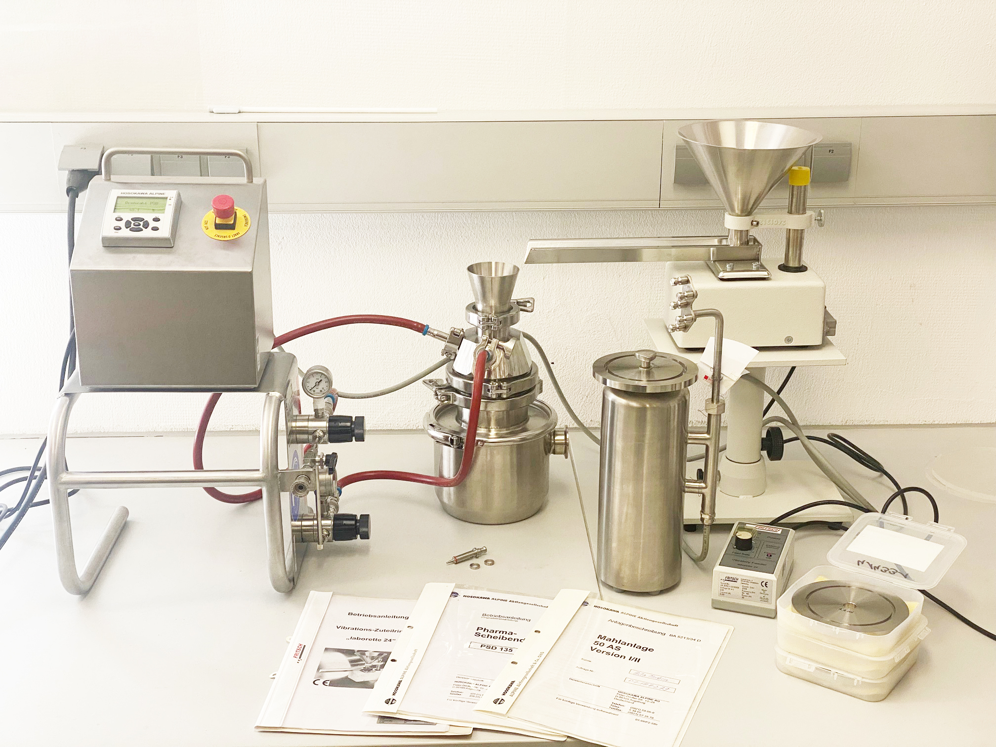 labstuff.eu - Hosokawa Alpine® Spiral Jet Mill 50 AS with PSD 135 Disc ...