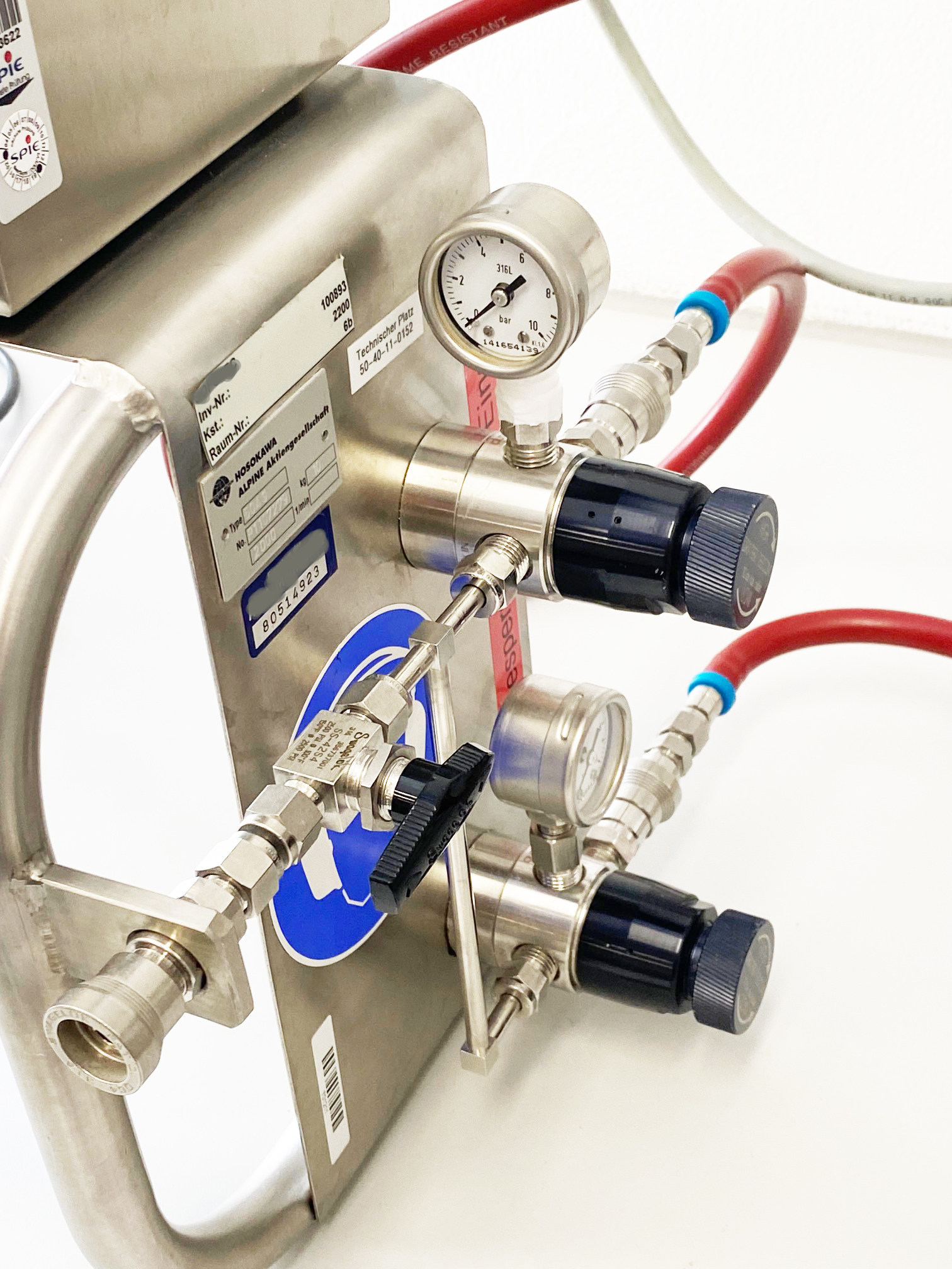 labstuff.eu - Hosokawa Alpine® Spiral Jet Mill 50 AS with PSD 135 Disc ...