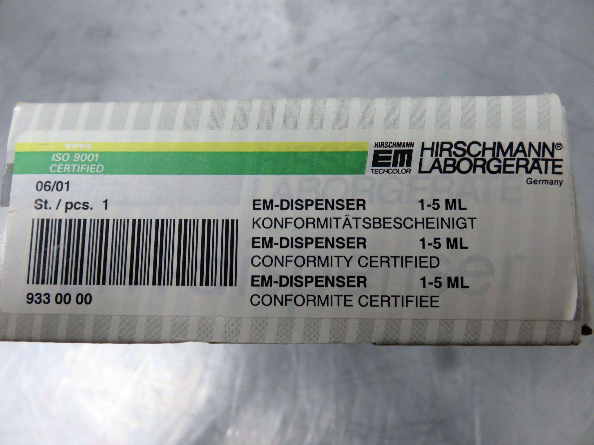 labstuff.eu - Hirschmann EM-Dispenser 2 - 5 ml