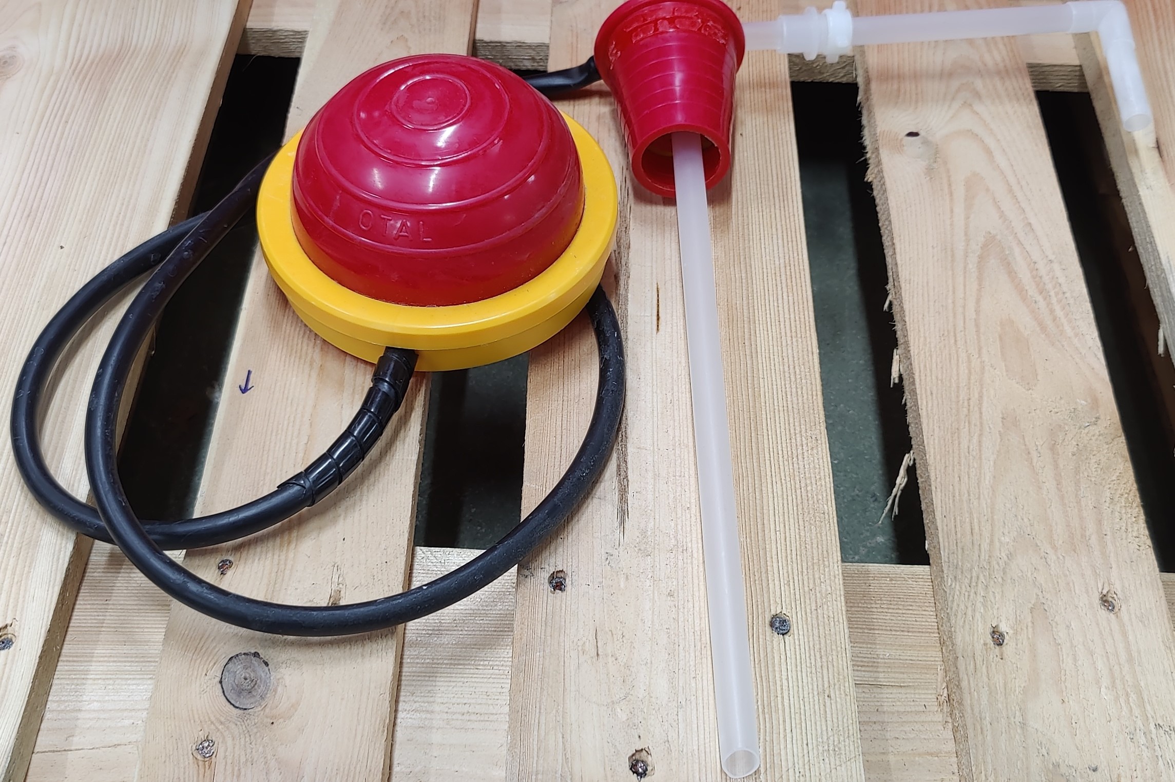 labstuff.eu - Bürkle filling pump, foot-operated, with PP outlet bend ...