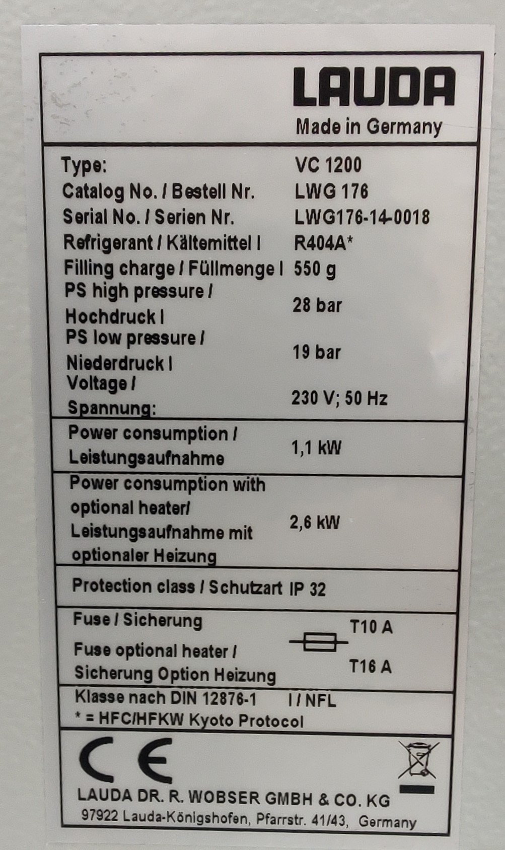 labstuff.eu - Lauda Variocool VC 1200 circulation cooler -20...+40°C