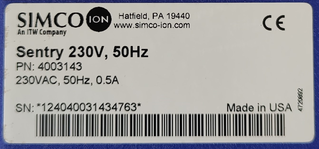 labstuff.eu - Simco-Ion Sentry Static Eliminator
