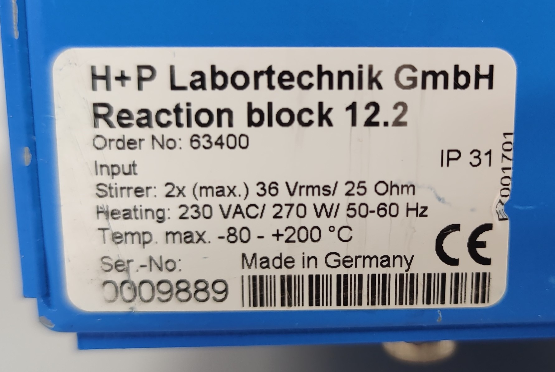 labstuff.eu - H+P Labortechnik Variomag thermoreactor stirrer