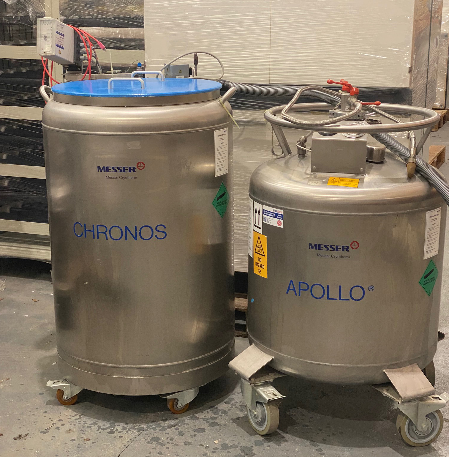 labstuff.eu - Messer Griesheim Apollo 200 and Chronos 200 N2 Set with ...