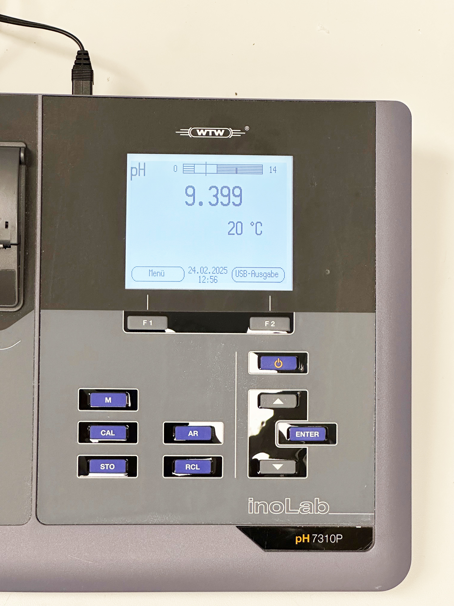 labstuff.eu - WTW inoLab® pH 7310P laboratory pH meter in mint ...