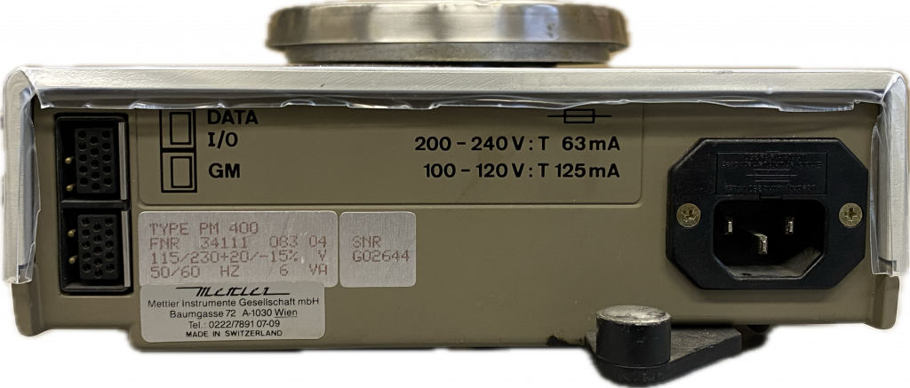 labstuff.eu - Mettler Toledo PM400 precision balance 410g / 0,01g